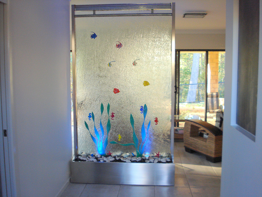 Seascape Slumped Glass | Focal Point Water Features