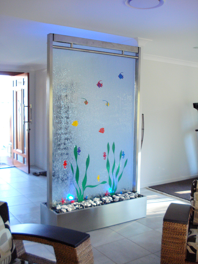 Seascape Slumped Glass | Focal Point Water Features