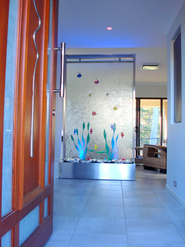 Seascape Slumped Glass | Focal Point Water Features