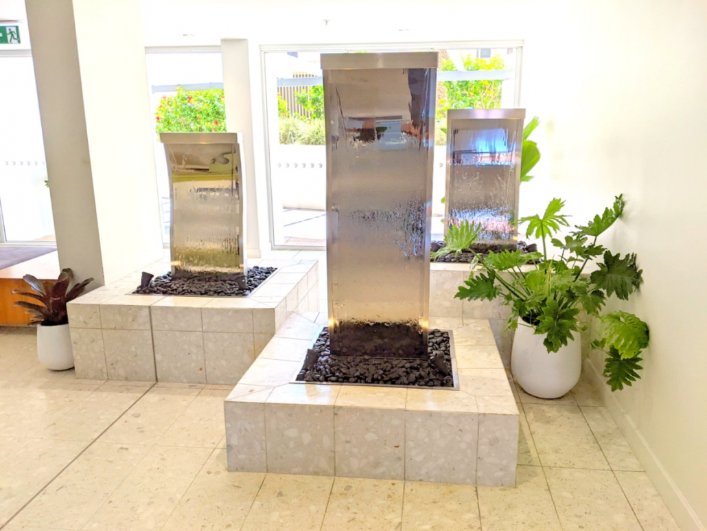 Aspect Apartments Stainless Steel Cobras | Focal Point Water Features