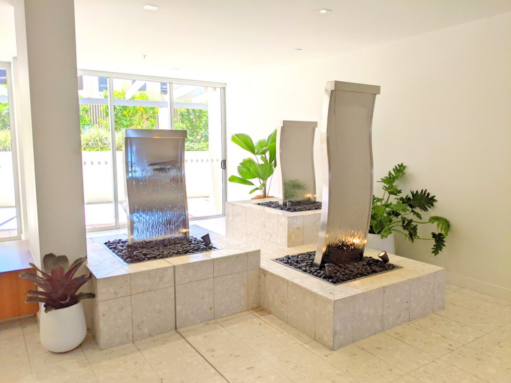 Aspect Apartments Stainless Steel Cobras | Focal Point Water Features