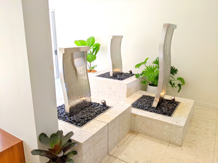 Aspect Apartments Stainless Steel Cobras | Focal Point Water Features