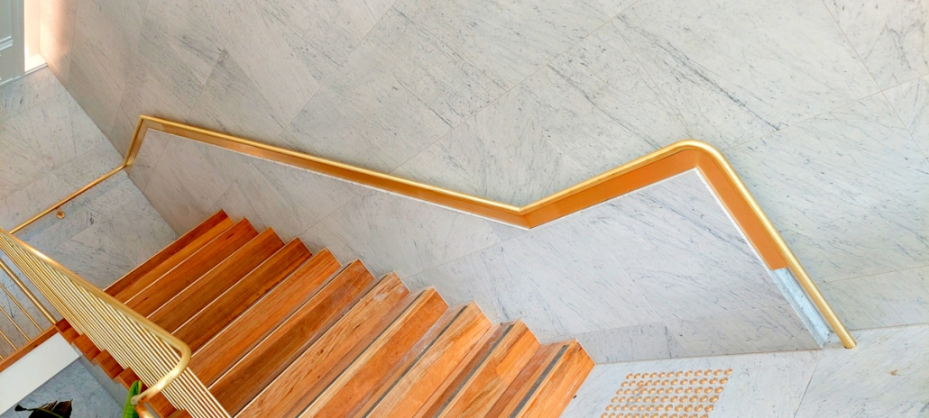 Brass Hand Rails | Focal Point Water Features