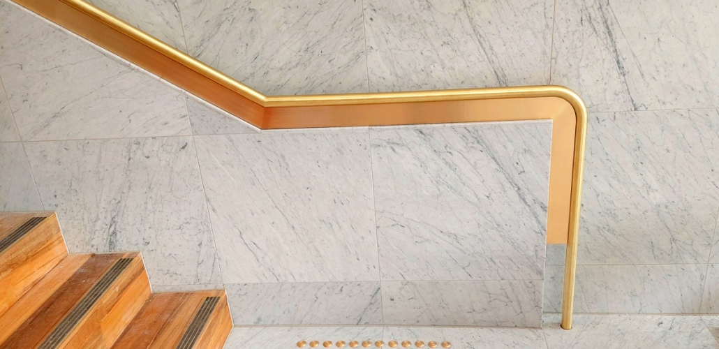 Brass Hand Rails | Focal Point Water Features